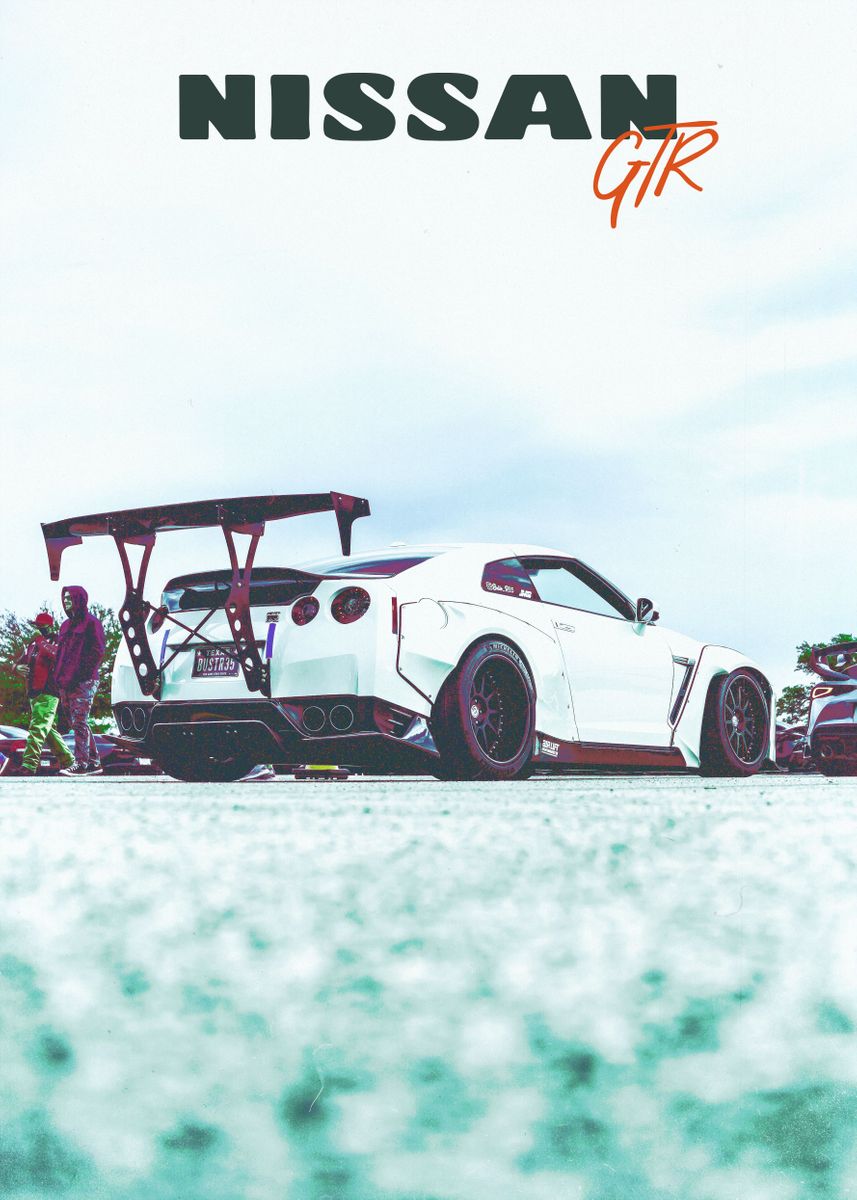 'GTR' Poster, picture, metal print, paint by Aphantasiv | Displate