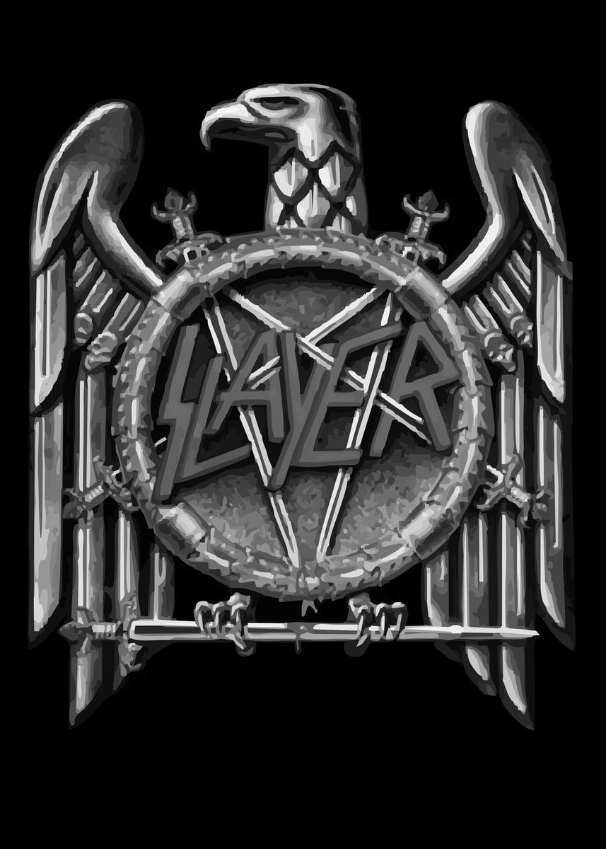 'low poly slayer' Poster, picture, metal print, paint by Green Goblin ...