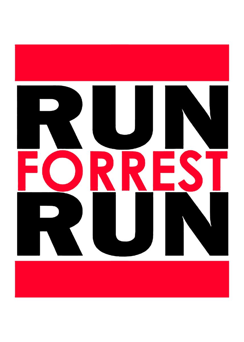 'Run Forest Run' Poster, picture, metal print, paint by nur dedek ...