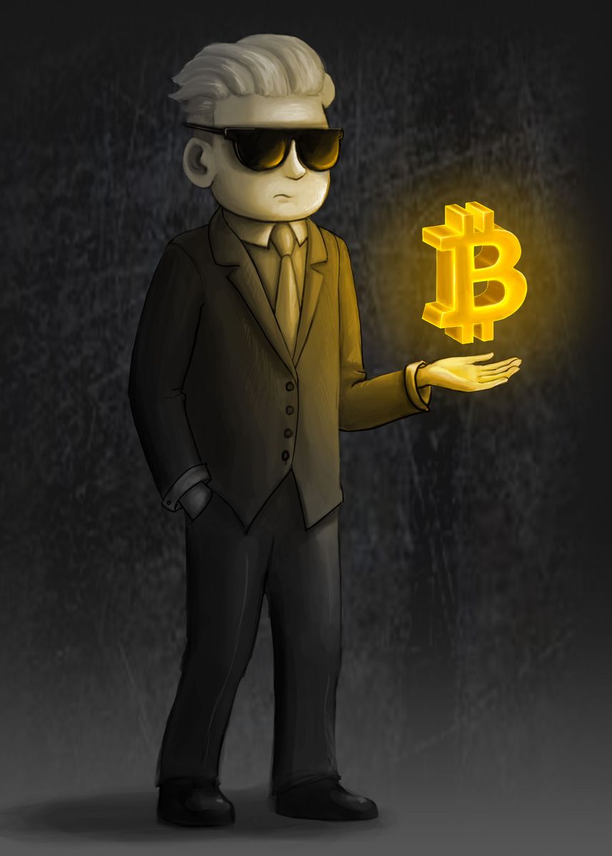 'WSB Baby Bitcoin 2' Poster, picture, metal print, paint by big boss ...