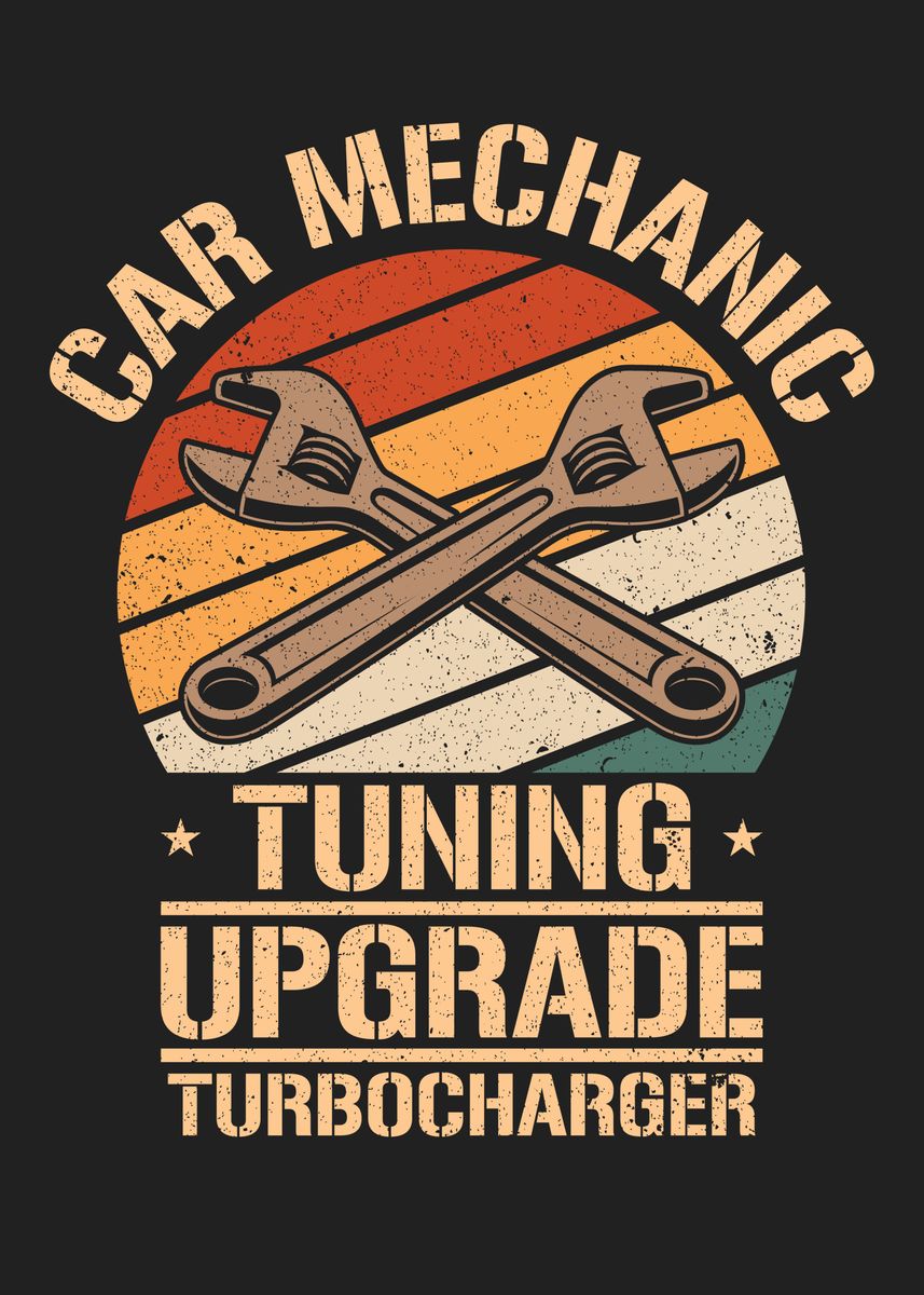 'Car Mechanic' Poster by maxdesign | Displate