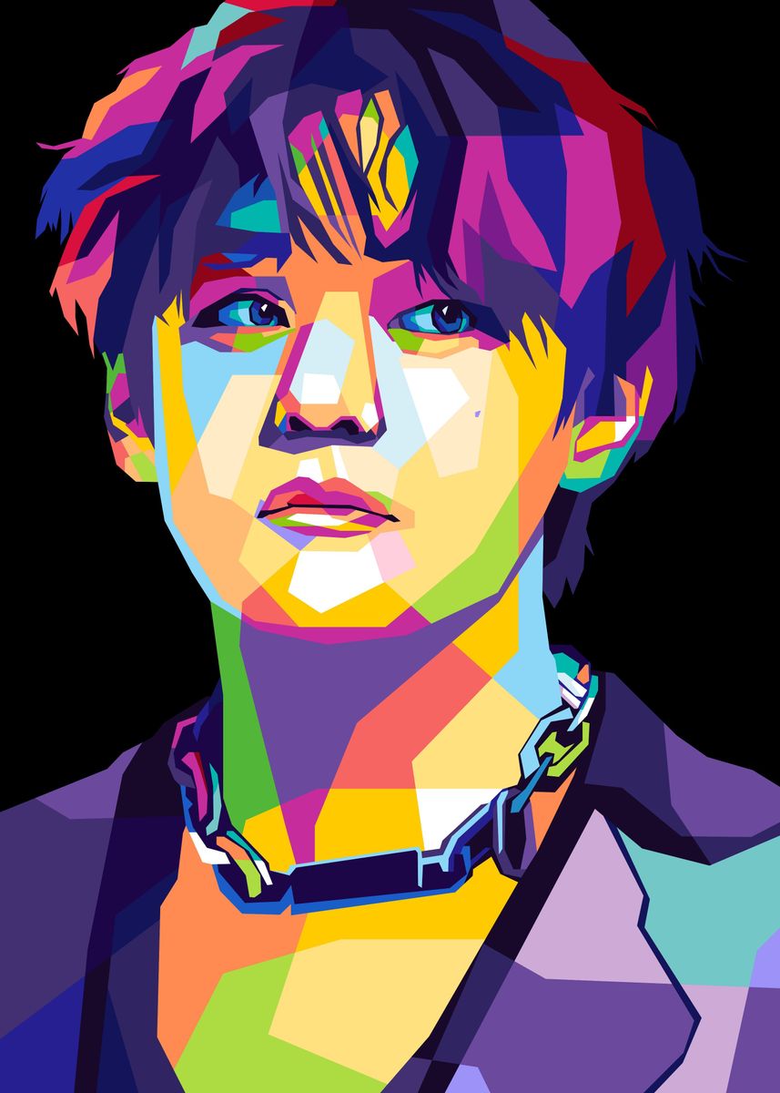 'Korea SInger WPAP' Poster by Jos Wazowski | Displate