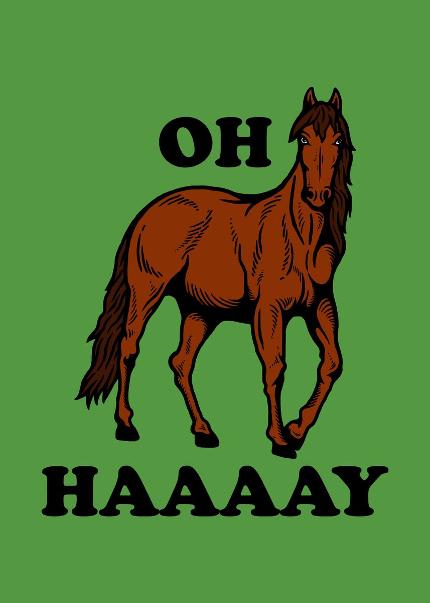 'Oh Haaaay ' Poster by Yipptee | Displate