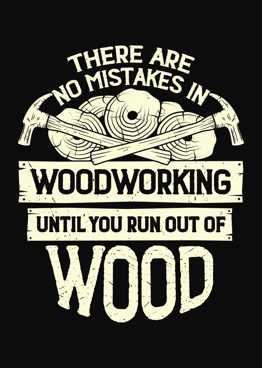 'Woodworking Design' Poster, picture, metal print, paint by Marcel Doll ...