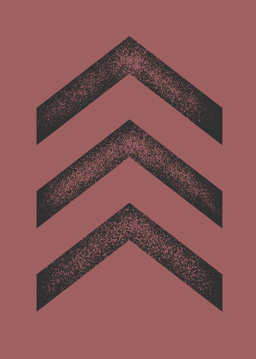 'three arrows up' Poster, picture, metal print, paint by Lunaxys ...