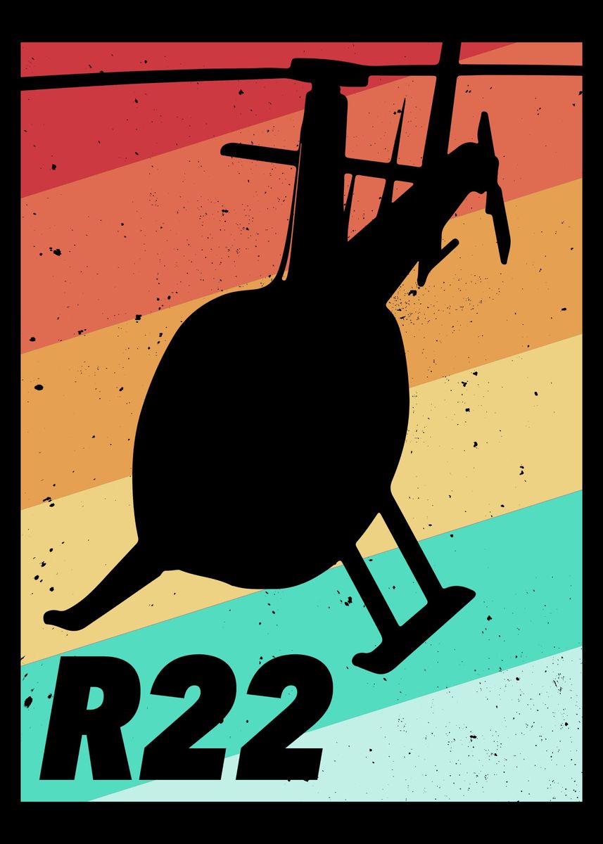 'Helicopter Pilot' Poster, picture, metal print, paint by CrazySquirrel ...