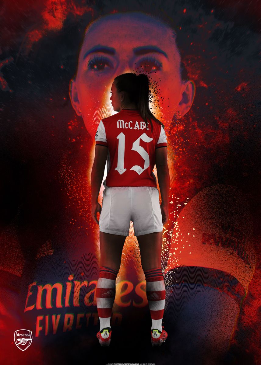 'McCabe' Poster, picture, metal print, paint by Arsenal | Displate