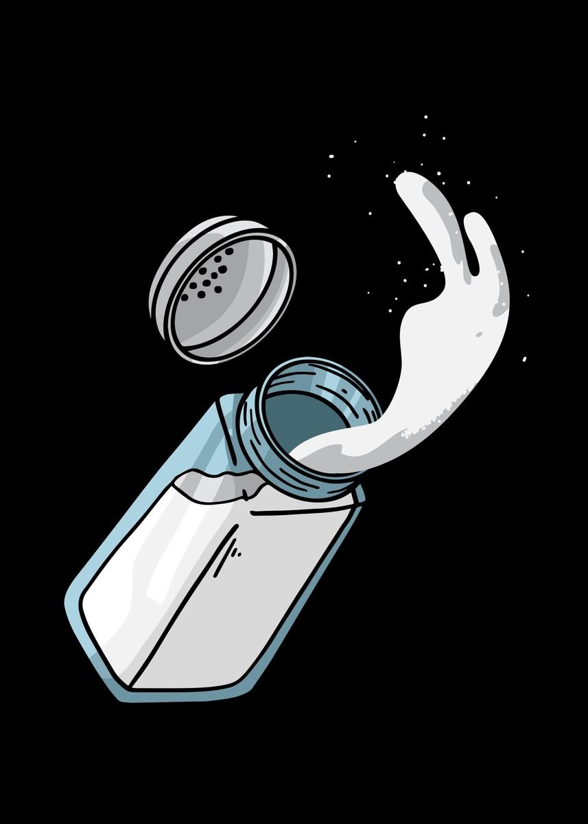 'Salt' Poster by Mealla | Displate