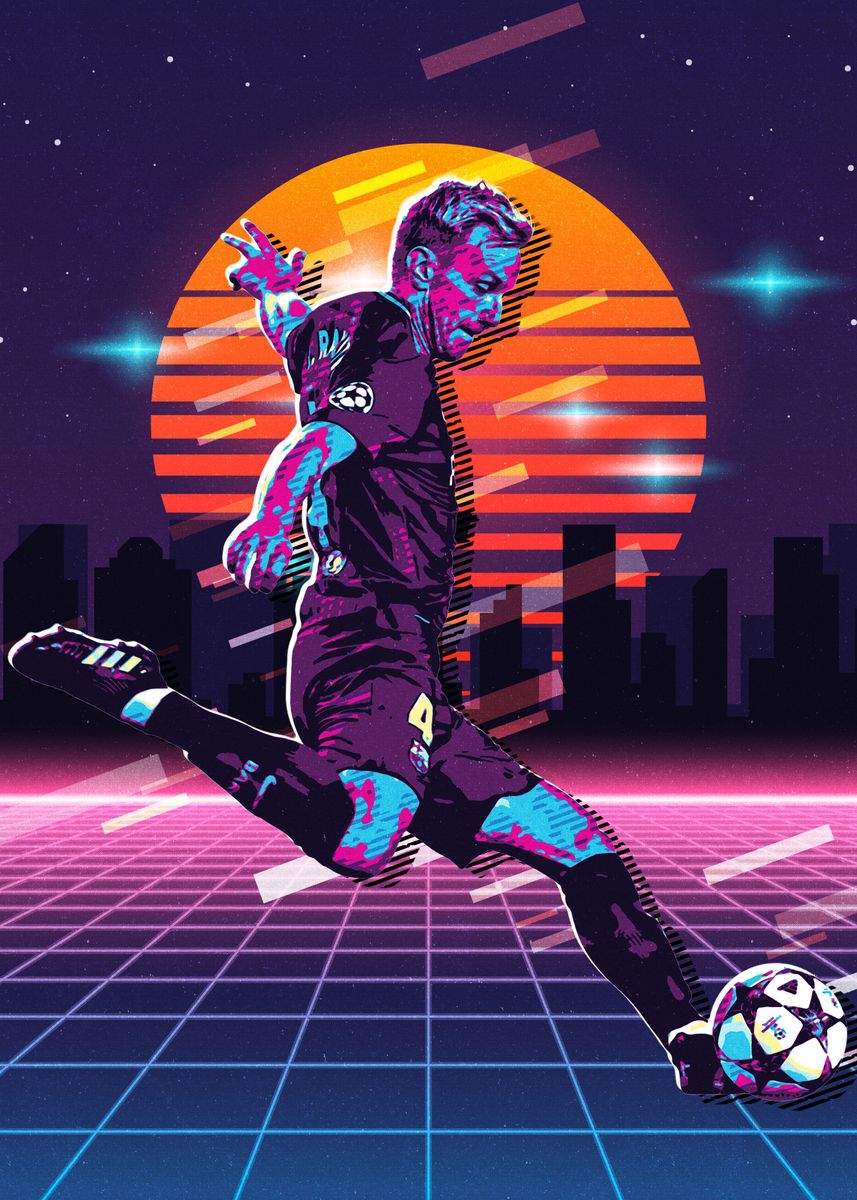 'Gerard Deulofeu 80s' Poster, picture, metal print, paint by Paul C ...