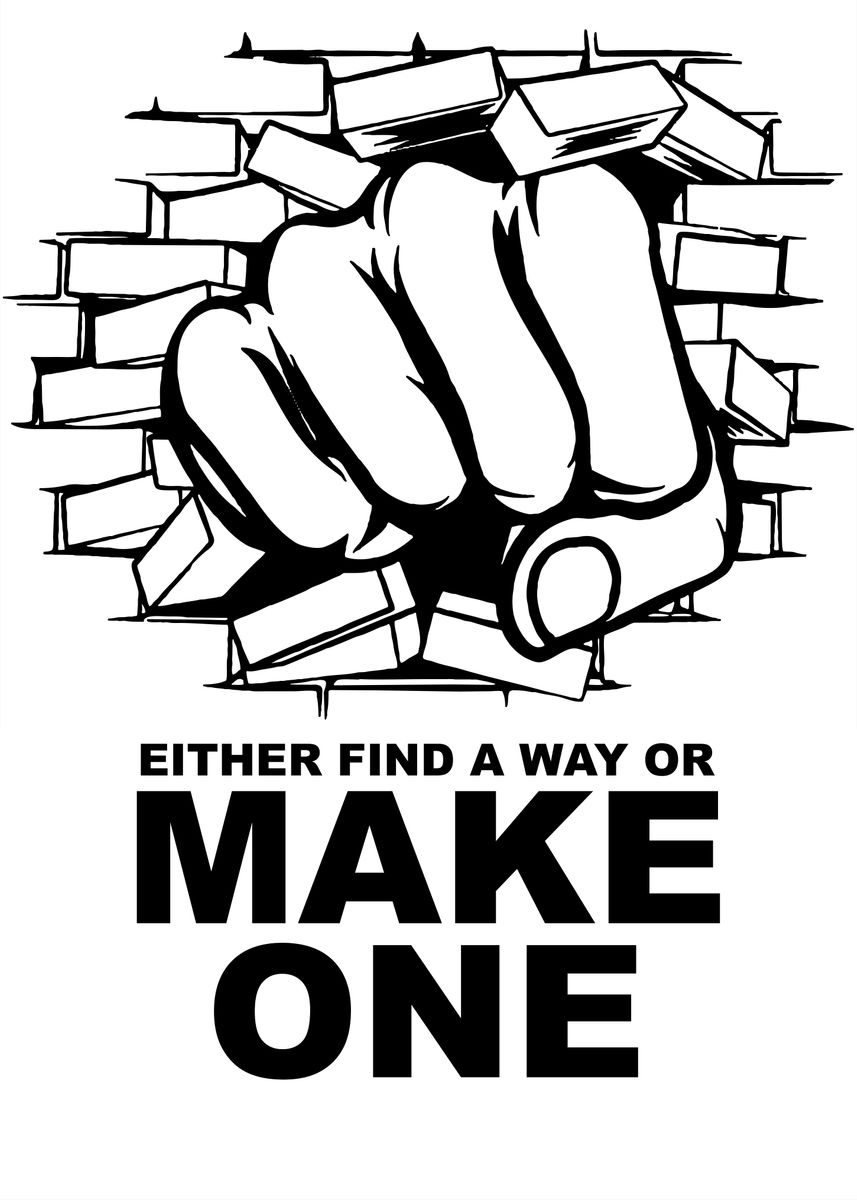 'Make a Way' Poster, picture, metal print, paint by ABConcepts | Displate