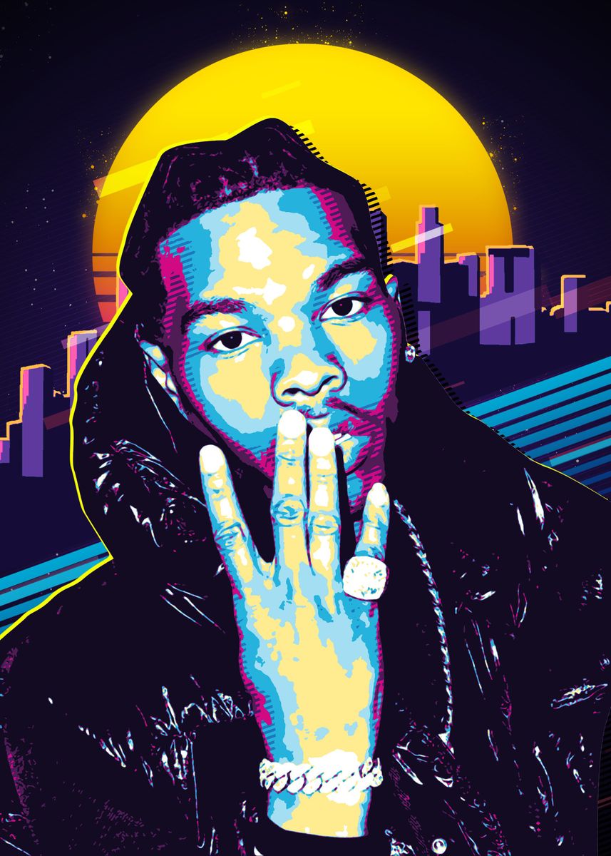 'lil baby' Poster, picture, metal print, paint by Most Popular Cult ...