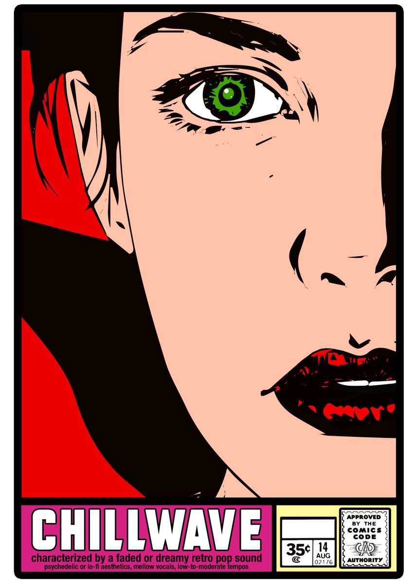 'CHILLWAVE RETRO' Poster, picture, metal print, paint by theanomalius ...