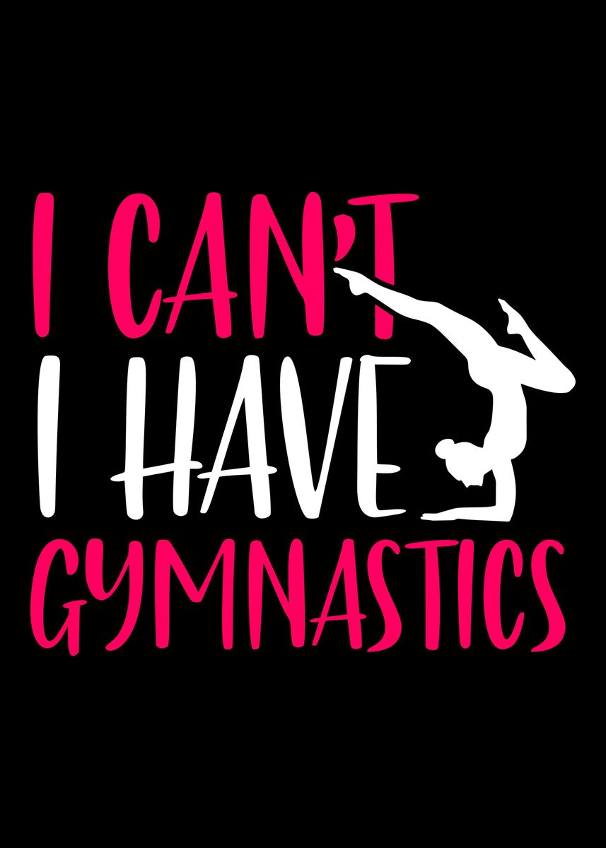 'Tumbling Gymnastics' Poster, picture, metal print, paint by Christian ...