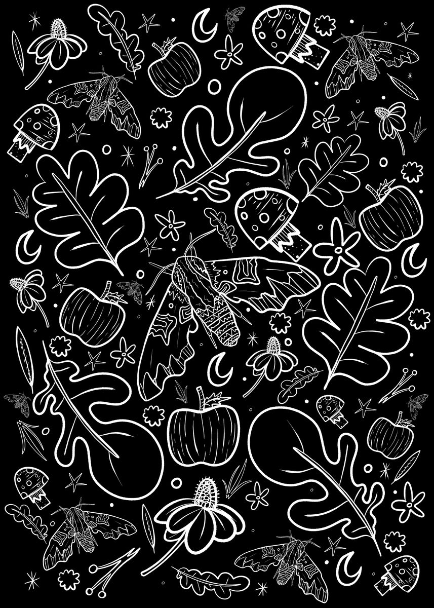 'The dark autumn' Poster, picture, metal print, paint by Steve Wade ...