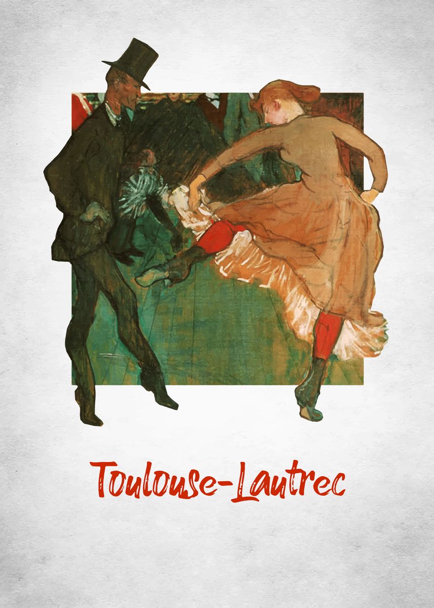 'Henri de Toulouse Lautrec' Poster by Bo Kev | Displate