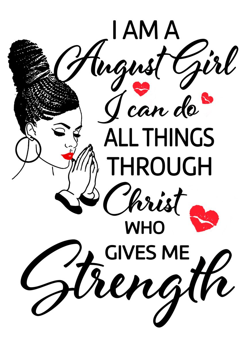 'August Girl' Poster, picture, metal print, paint by Kyrie Escala ...