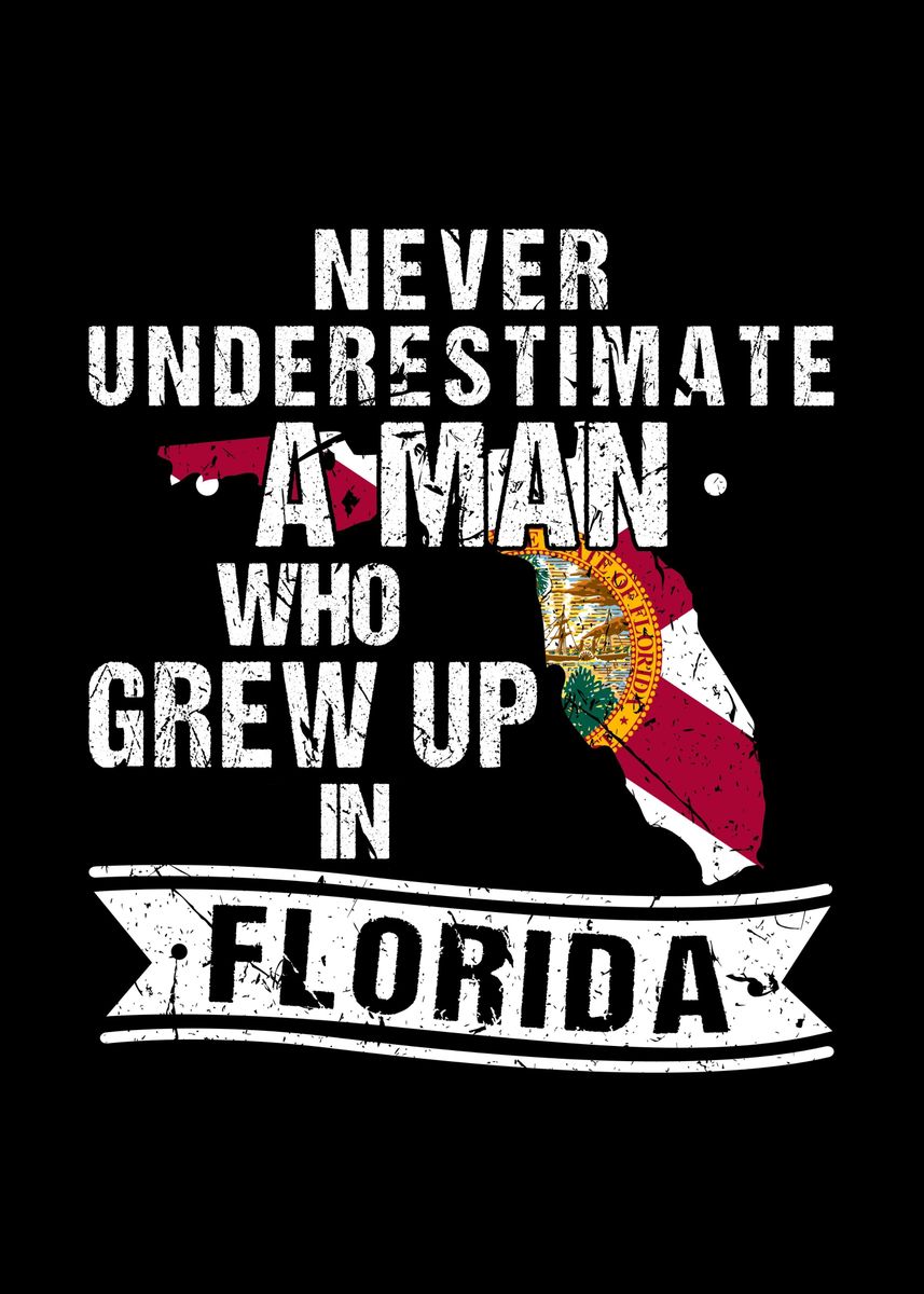 'Flo Grown Native Florida' Poster, picture, metal print, paint by ...