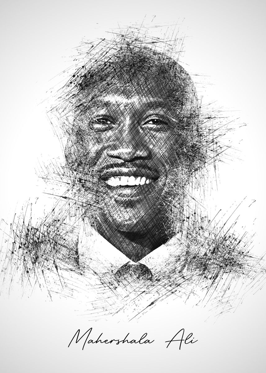 'Mahershala Ali' Poster by Clay Williams | Displate