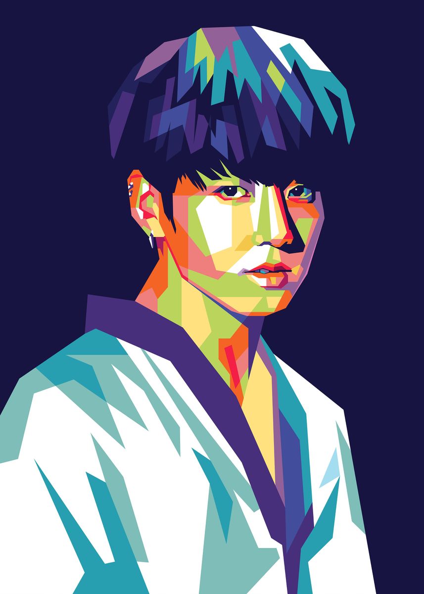 'Jeka BTS' Poster, picture, metal print, paint by Boon Edgar | Displate