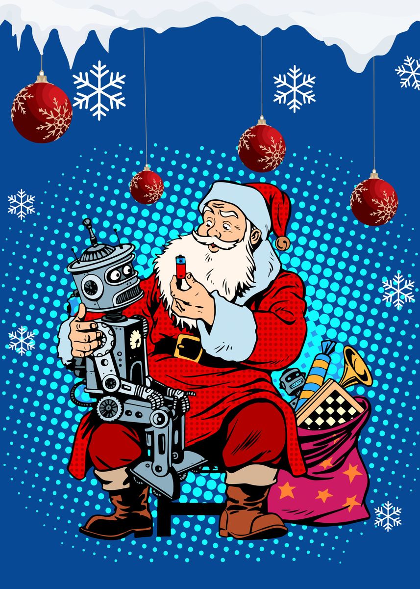 '47 Santa 47' Poster by Gloria Grant | Displate