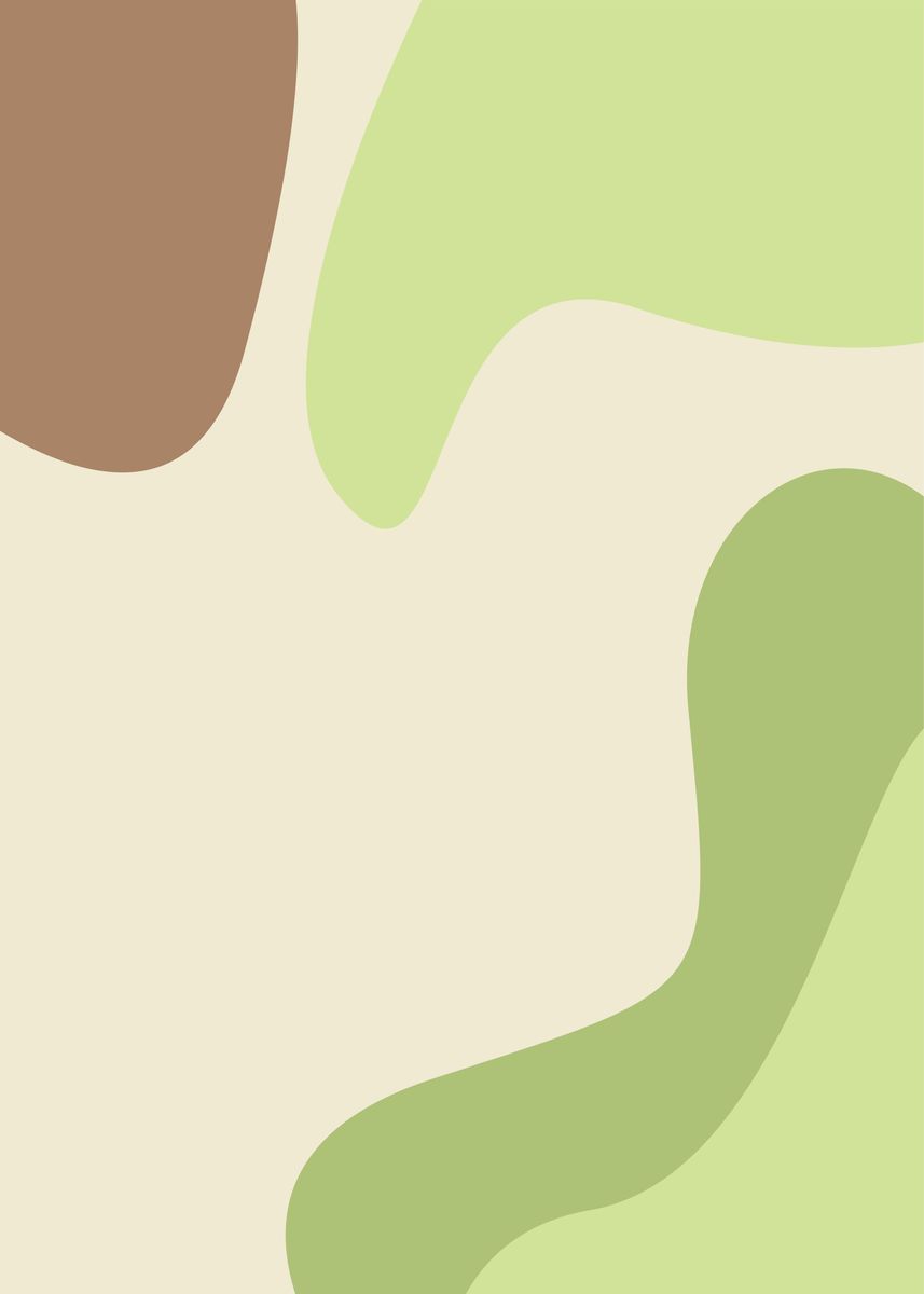 'simple abstract' Poster, picture, metal print, paint by Ratna Mutia ...