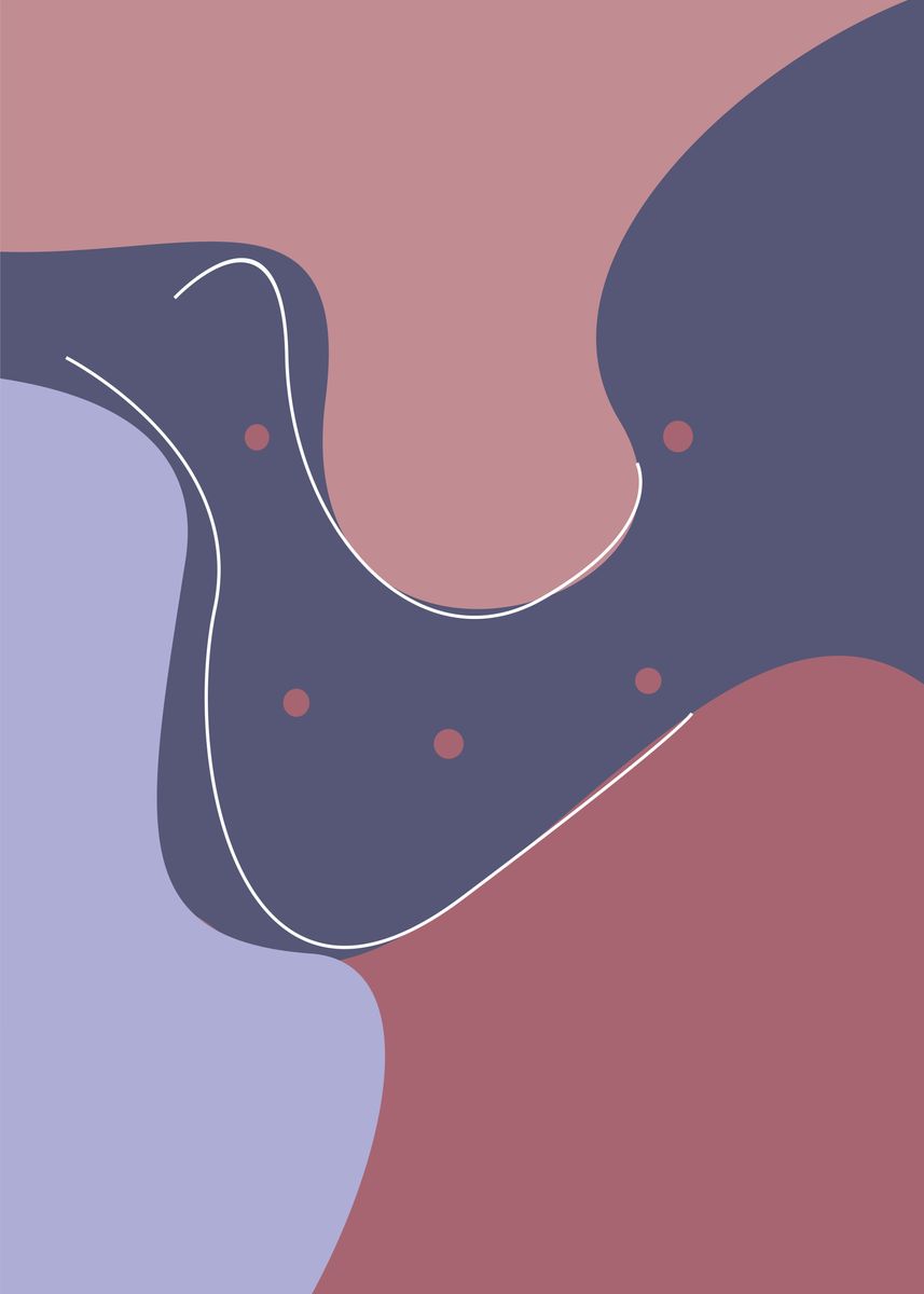 'simple abstract' Poster, picture, metal print, paint by Ratna Mutia ...