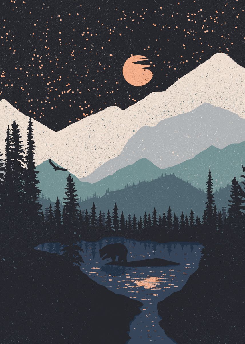 'Go Wild' Poster by Ilya Danilov | Displate