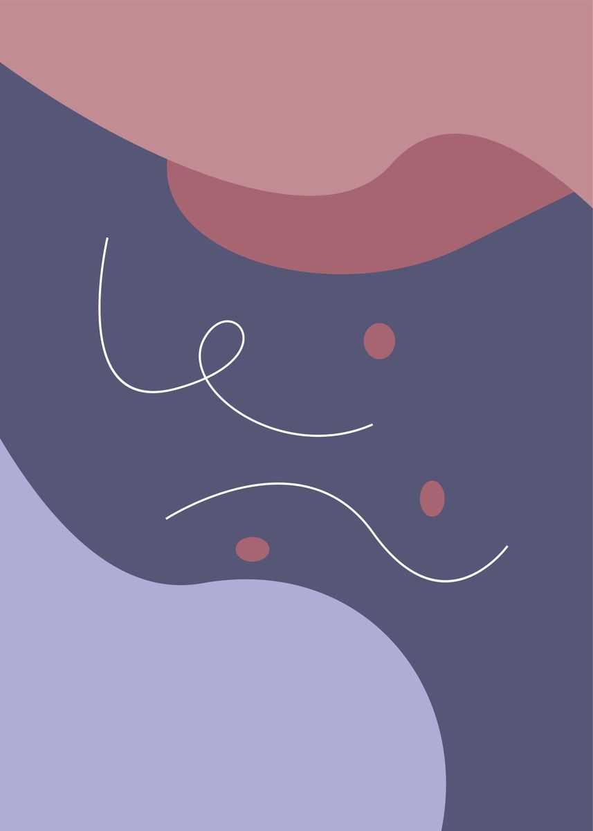 'simple abstract' Poster, picture, metal print, paint by Ratna Mutia ...