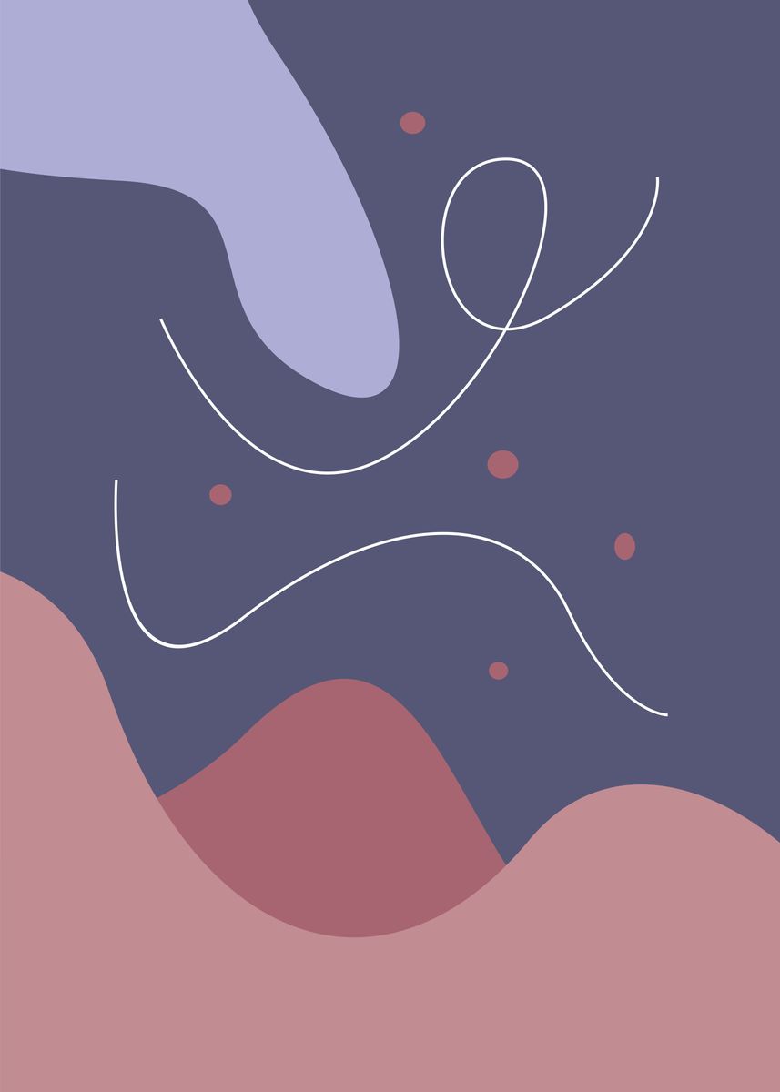 'simple abstract' Poster, picture, metal print, paint by Ratna Mutia ...