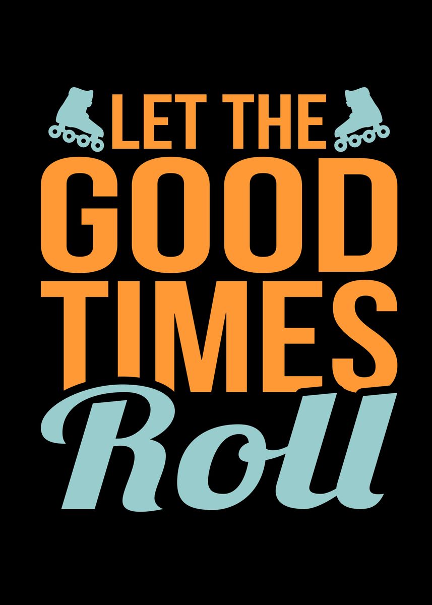 'Inline Skating' Poster by Hexor | Displate