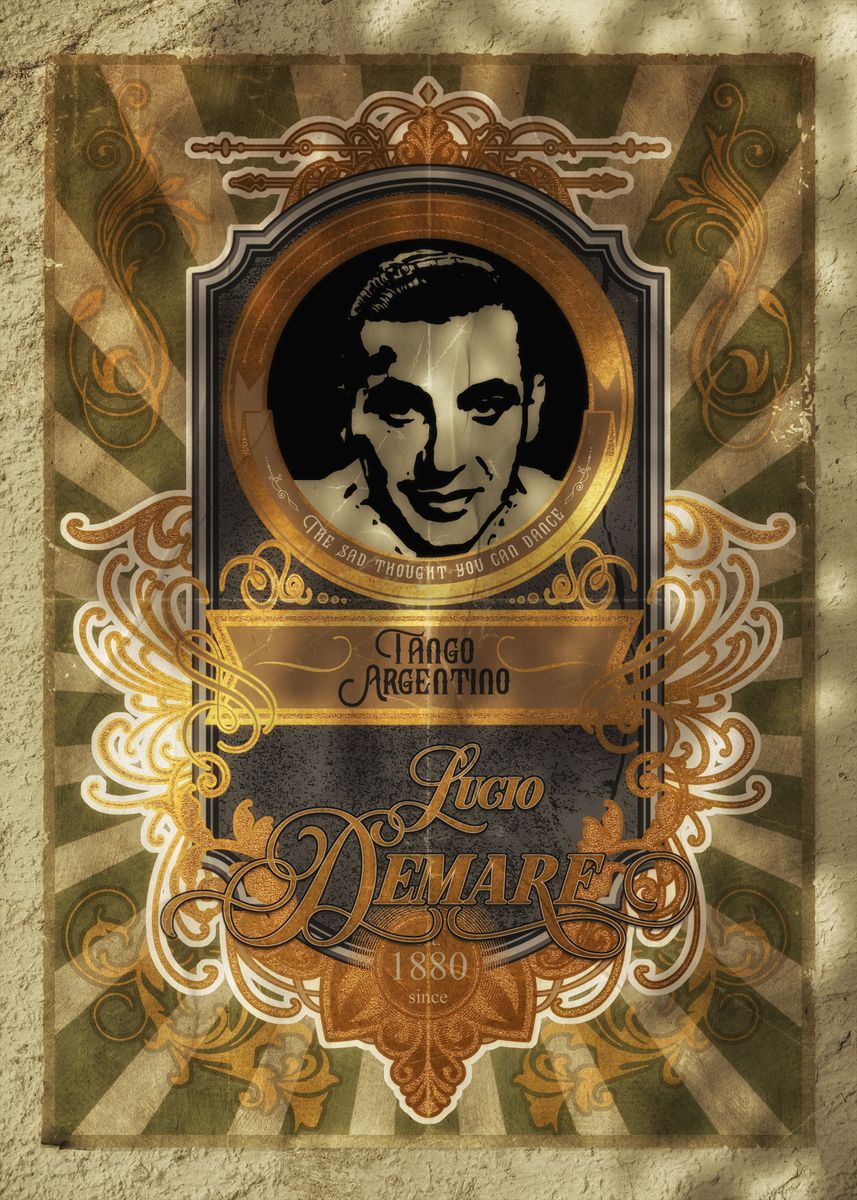 'Lucio Demare' Poster, picture, metal print, paint by Petra ...