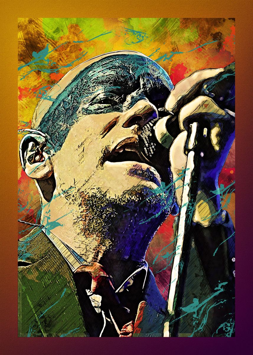 'Michael Stipe' Poster, picture, metal print, paint by Alva Donna ...