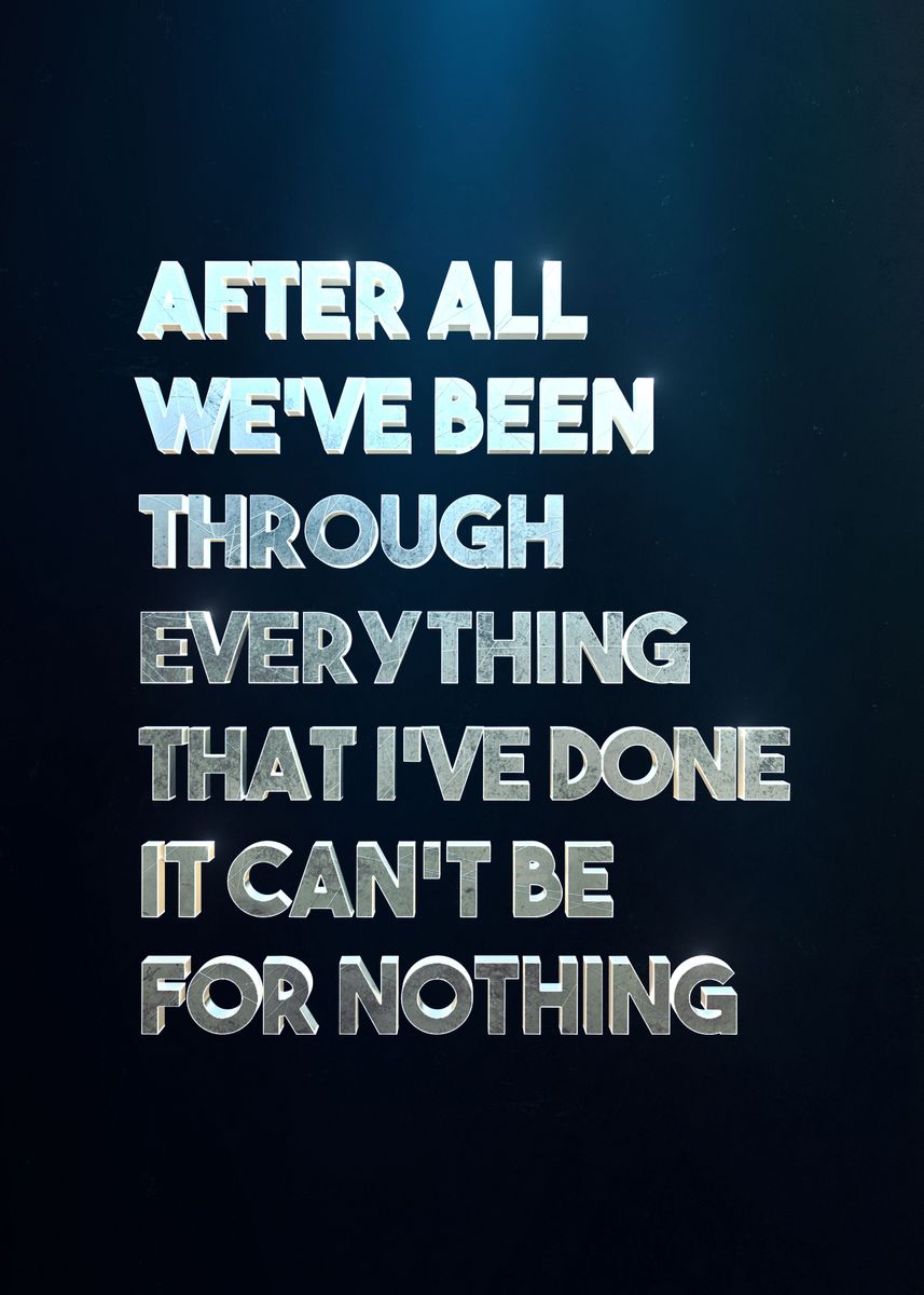 'After All' Poster, picture, metal print, paint by Christopher Sanabria ...
