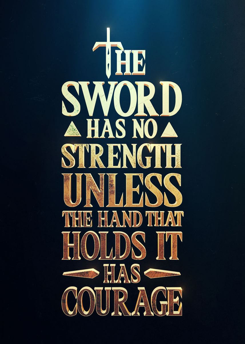 'The Sword' Poster, picture, metal print, paint by Christopher Sanabria ...