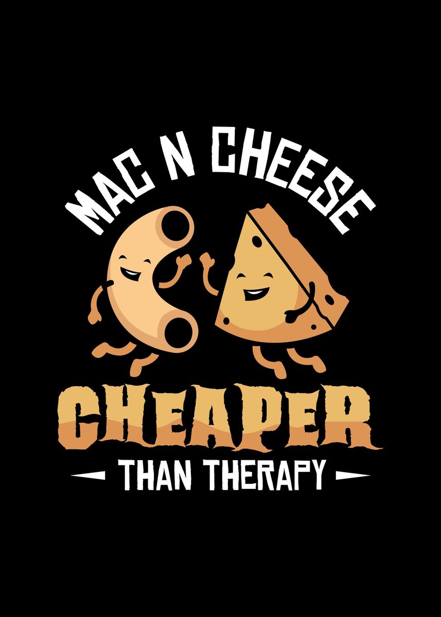 'Mac and Cheese' Poster, picture, metal print, paint by Sebastian ...