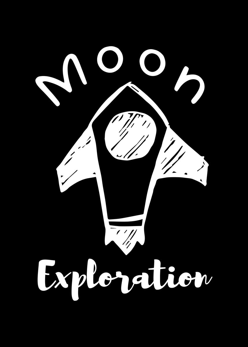 'Moon Exploration' Poster, picture, metal print, paint by Maricris M ...