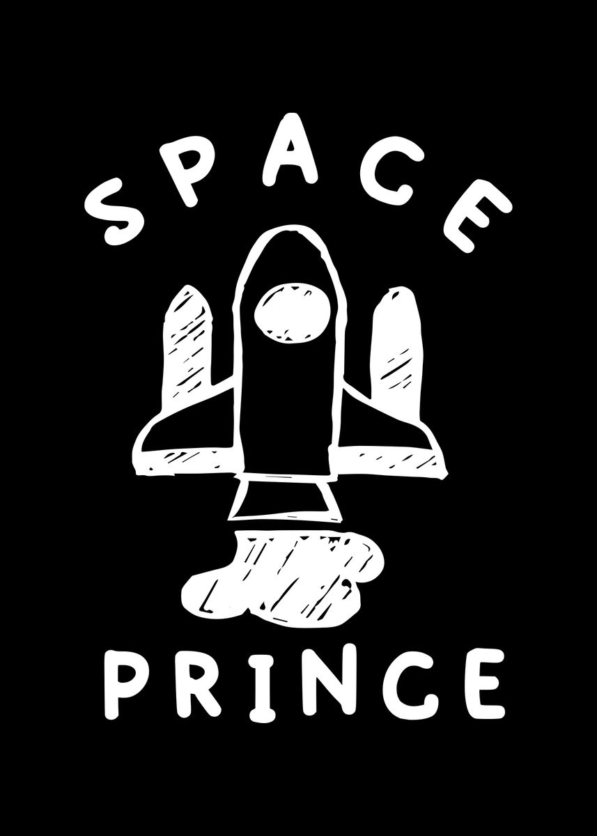 'Space Prince' Poster, picture, metal print, paint by Maricris M | Displate