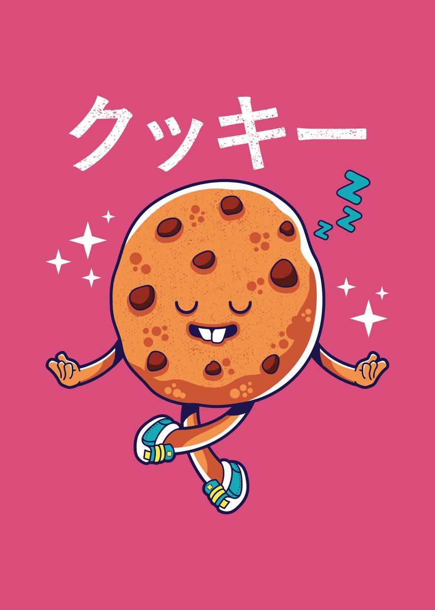 'Cookie Meditation' Poster by Bhing Rife | Displate