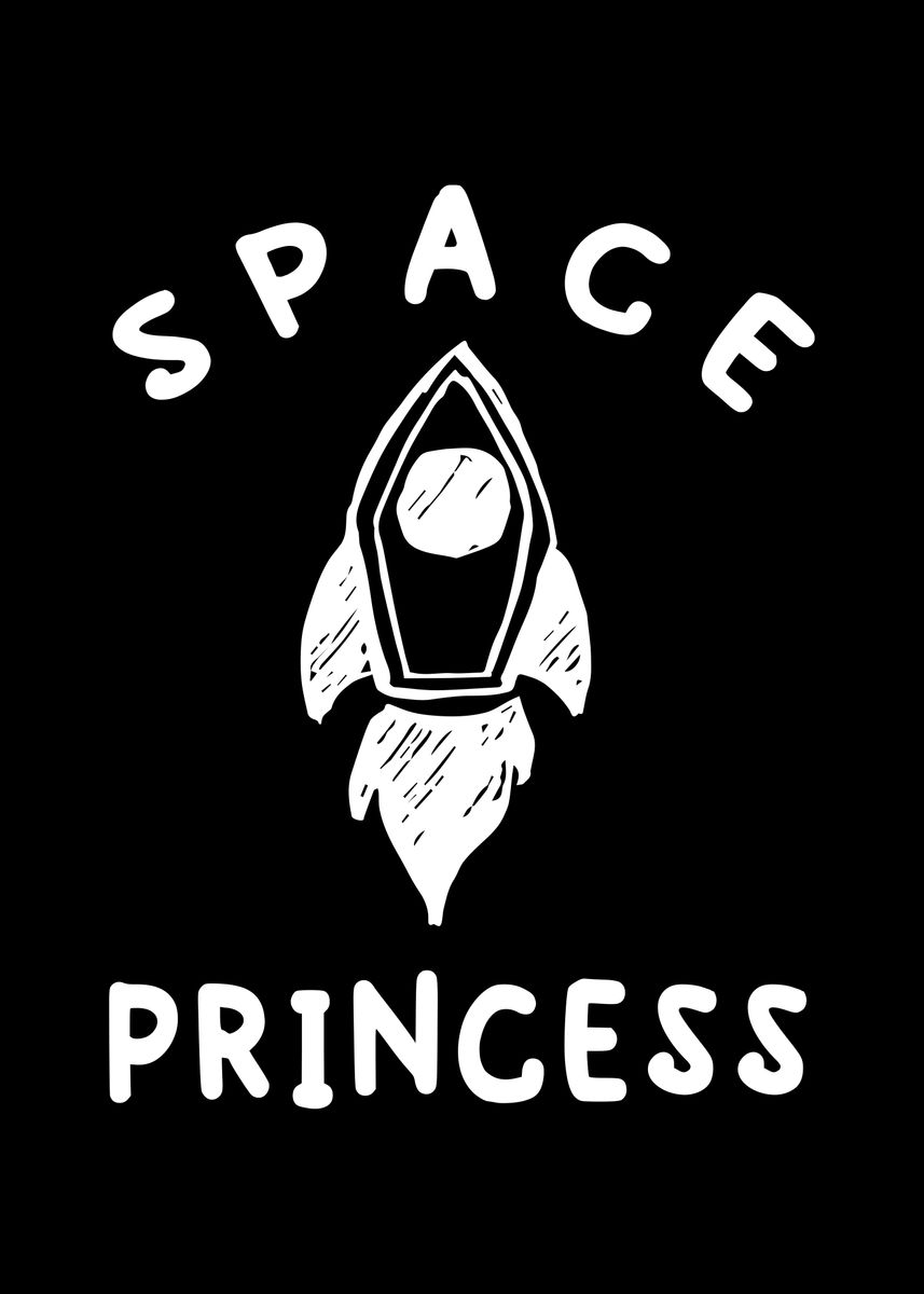 'Space Princess' Poster, picture, metal print, paint by Maricris M ...