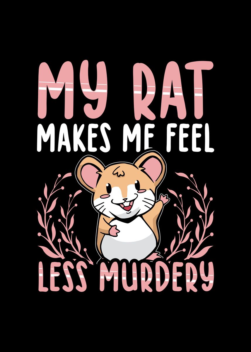 'Rat Animals Rodent Pets' Poster, picture, metal print, paint by TW ...