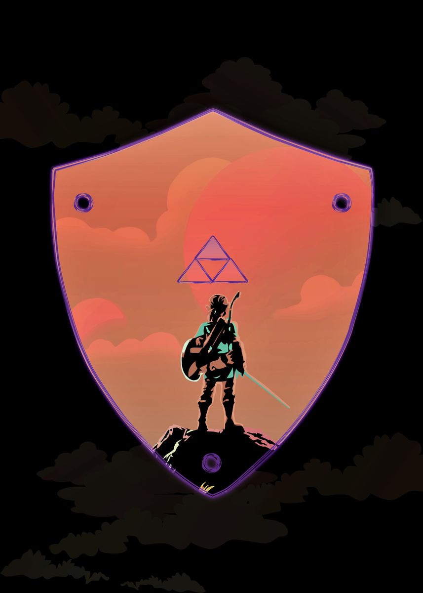 'The Legend Of Link' Poster, picture, metal print, paint by Rebel Girl ...