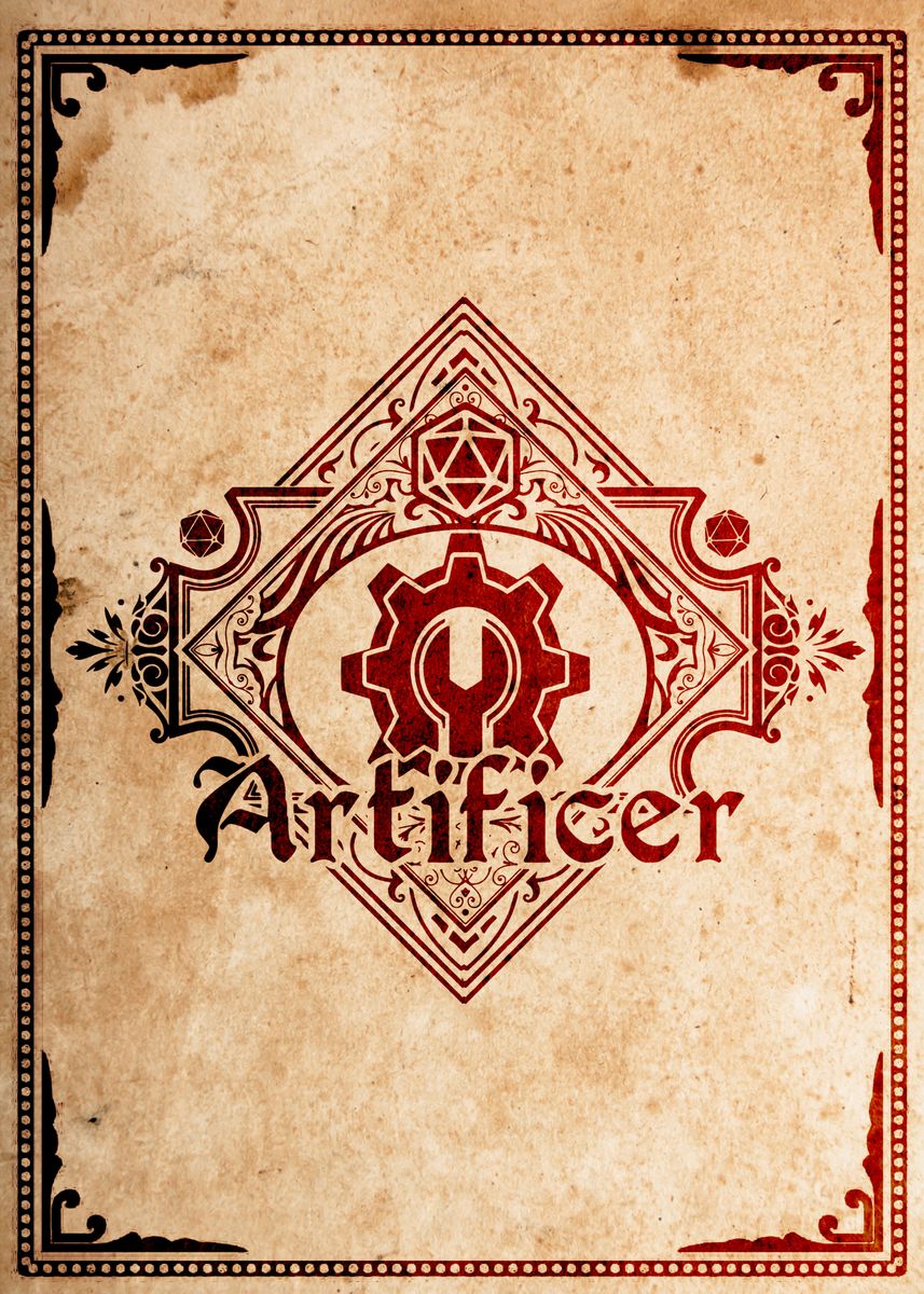 'Artificer Class emblem' Poster, picture, metal print, paint by ...