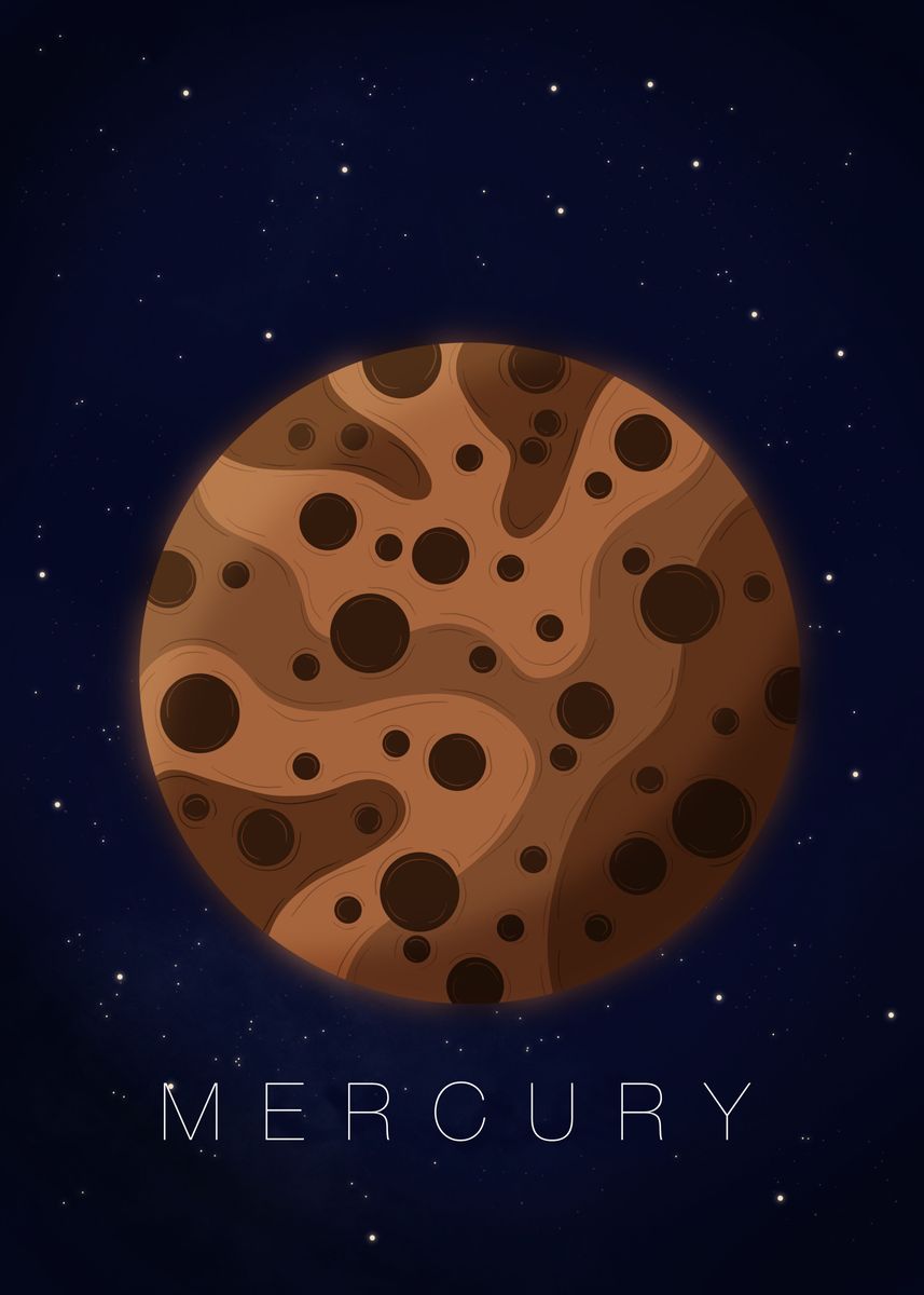 'Mercury' Poster, picture, metal print, paint by DOA | Displate