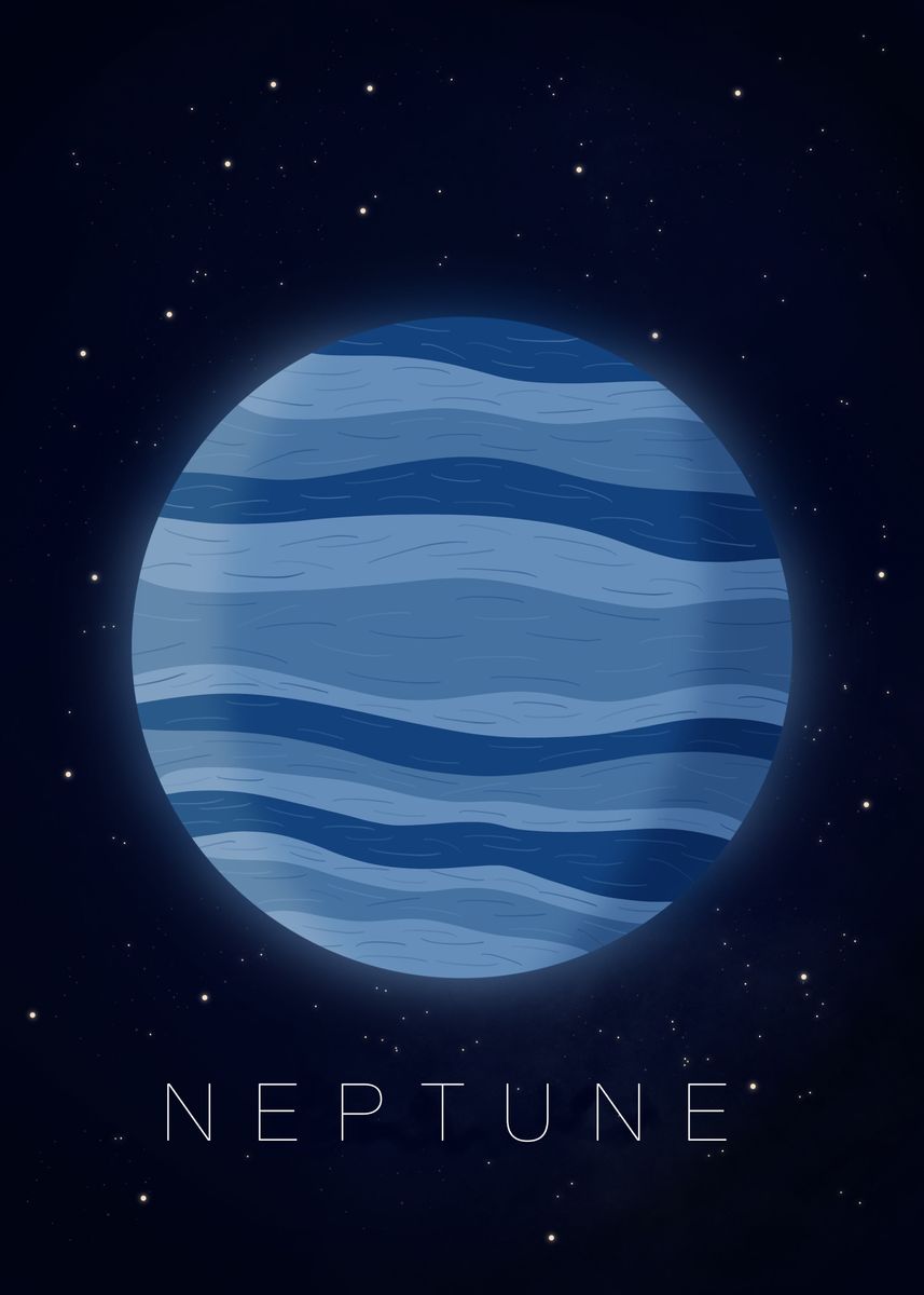 'Neptune' Poster, picture, metal print, paint by DOA | Displate