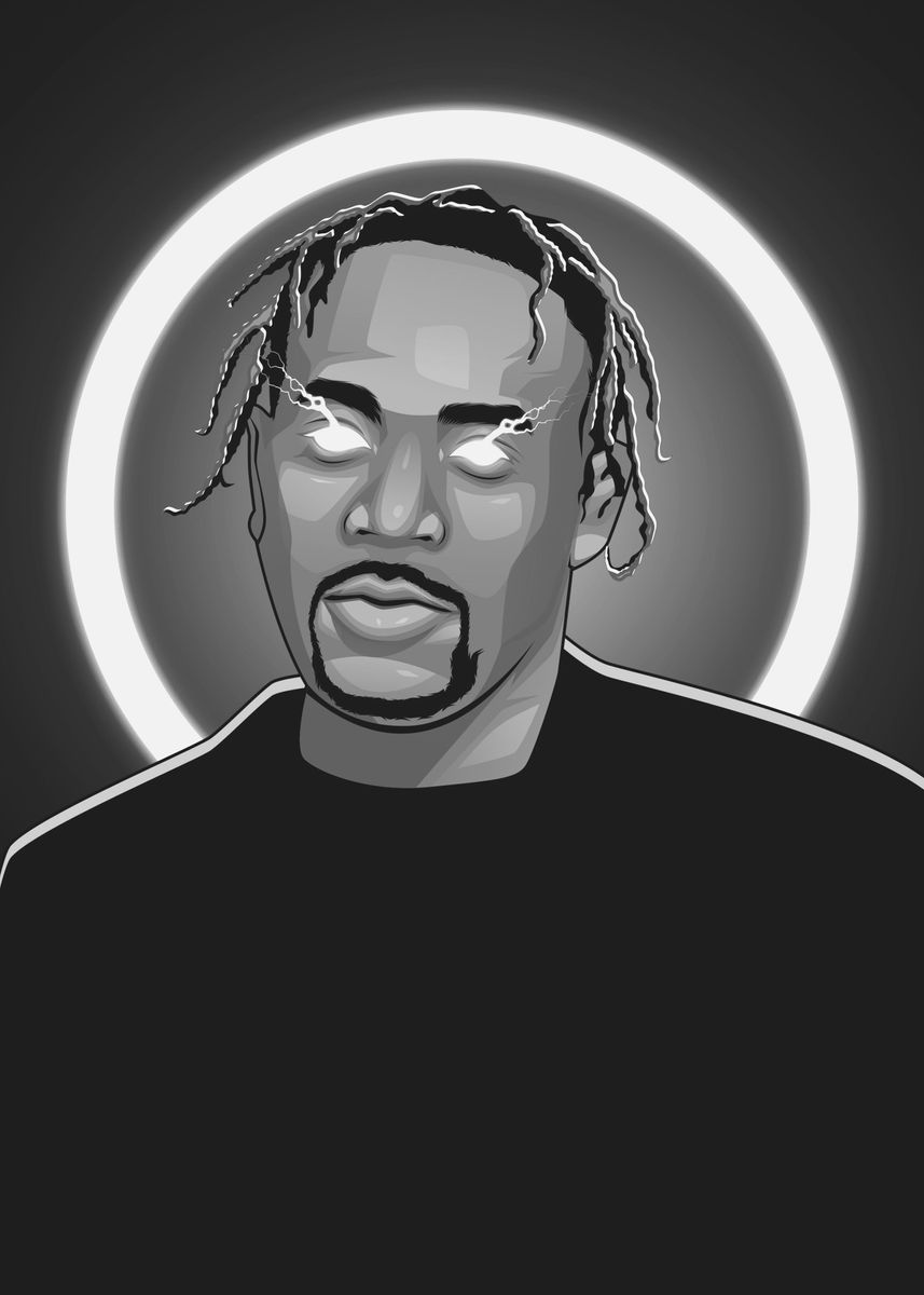 'Fivio Foreign' Poster, picture, metal print, paint by Colorize Studio ...