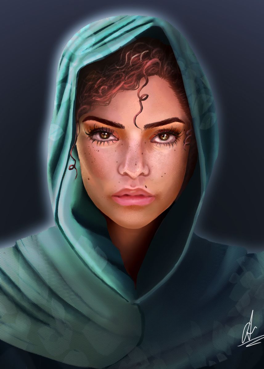 'Antonia Thomas Fan Art' Poster, picture, metal print, paint by Gigach ...
