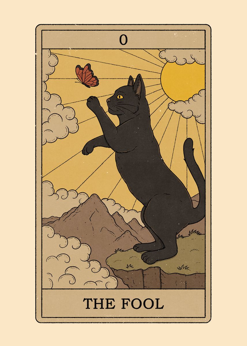 'The Fool' Poster, picture, metal print, paint by Thiago Corrêa | Displate