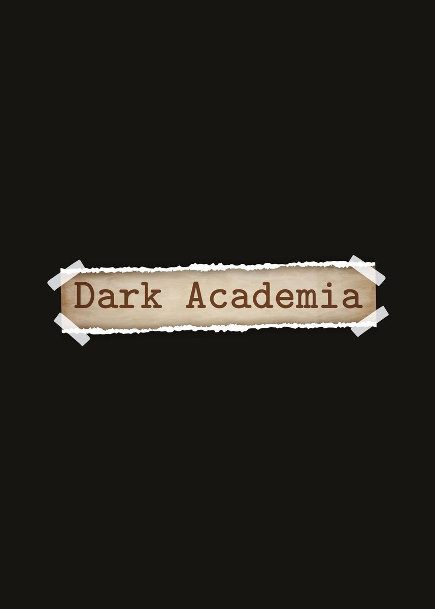 'Dark Academia Parchment' Poster, picture, metal print, paint by ...
