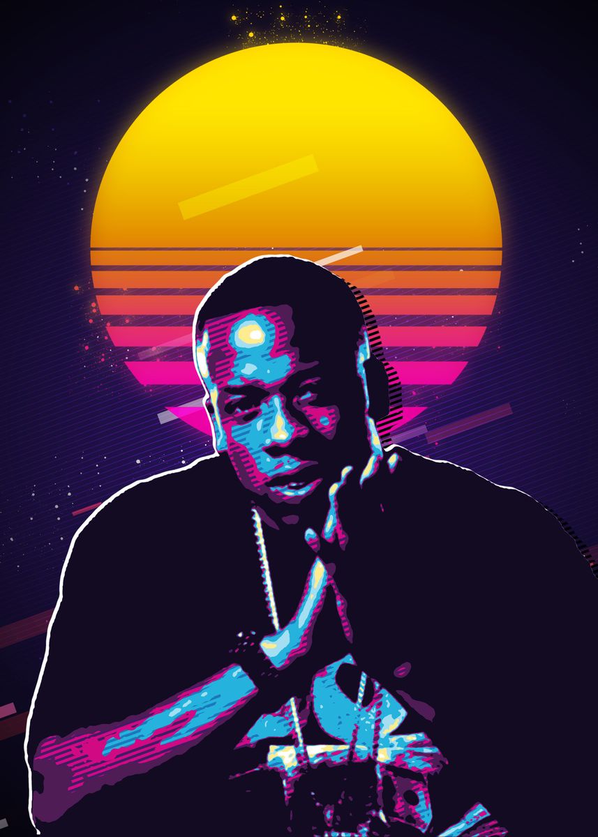 'Yo Gotti' Poster, picture, metal print, paint by Trending Music Retro ...