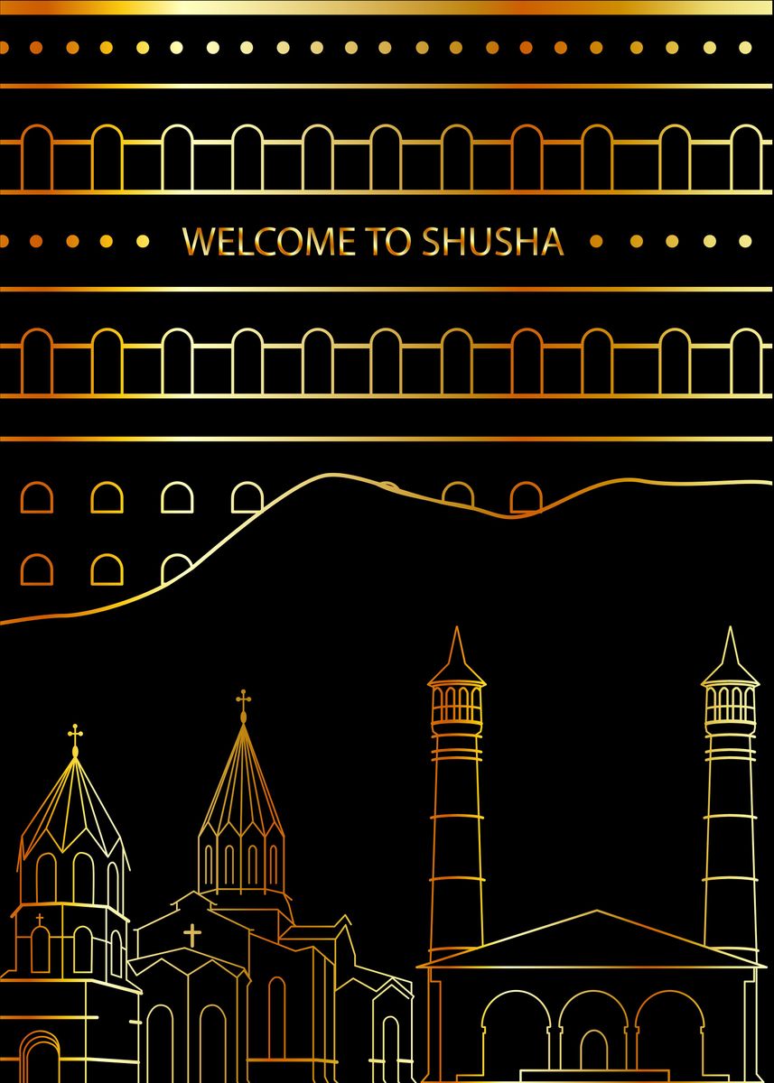'Shusha city Azerbaijan ' Poster, picture, metal print, paint by ...